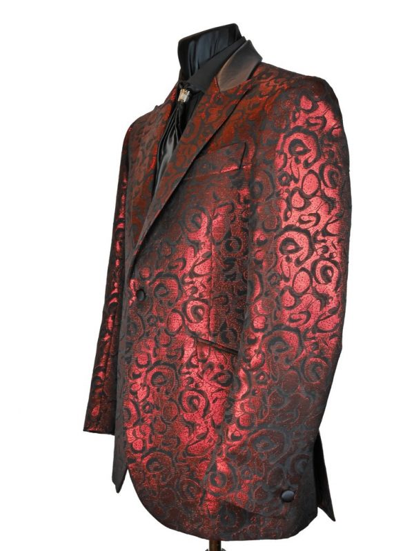 Red Lamé Brocade Jacket - Sir Tom Baker